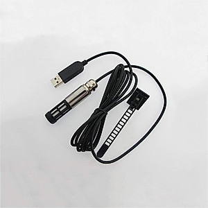 Taidacent USB Temperature and Humidity Sensor PC Temperature Monitor Computer Directly Acquisition Value Waterproof Shell Outdoor Temperature and Humidity Sensor