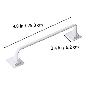 OSALADI Towel Rack Wall Towel Holder Towel Rack with Shelf Towel Organizer Holder Bathroom Towel Rail Adhesive Towel Rack Towel Rods Wall-Mounted Towel Racks Creative Versatile Rack 3pcs