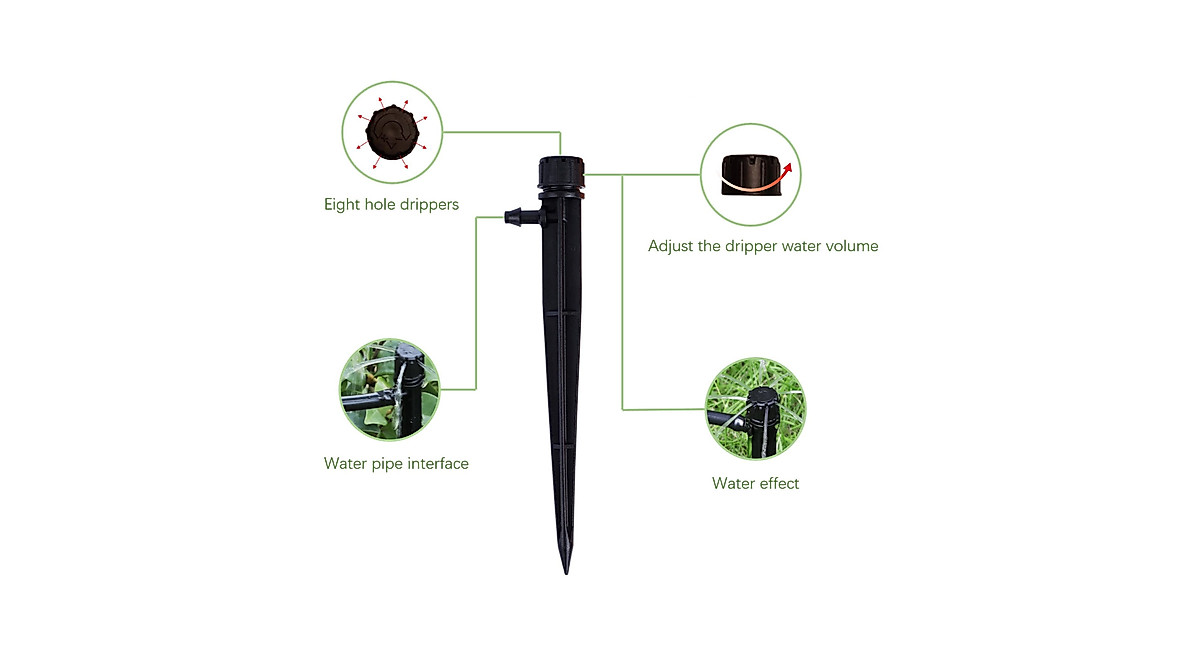 60 Piece of Drip Irrigation Emitters and Parts or Professional ...