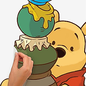 RoomMates RMK1501GC Winnie The Pooh Peel and Stick Inches Growth Chart
