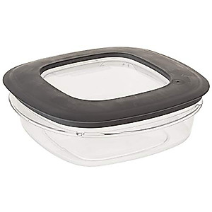 Rubbermaid Premier Food Storage Container, 3 Cup, Grey (4 Pack)