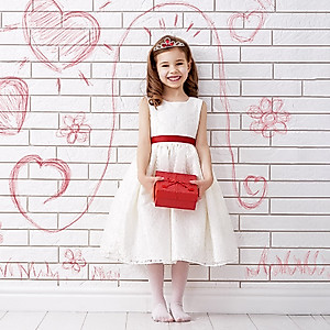 Haull 16 Pieces Girls Colorful Crystal Rhinestone Tiara Headband Princess Crown for Birthday Parties, Hair Styling, School Activities, Festival Celebrations