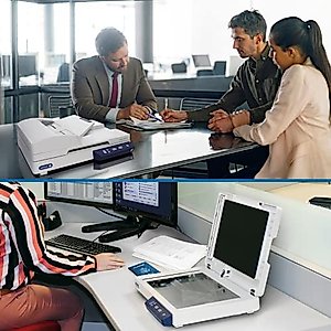 Visioneer Xerox Duplex Combo Scanner for PC and Mac, USB Flatbed Document Scanner, 30 PPM, 35 Page Automatic Document Feeder (ADF), TAA