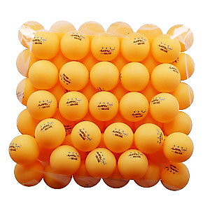 MAPOL 50- Pack Orange 3-Star Premium Ping Pong Balls Bulk,Advanced Training Table Tennis Ball