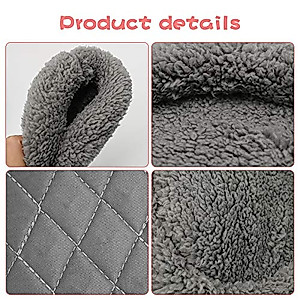 BWOGUE Hamster Bed,Round Velvet Warm Sleep Mat Pad for Hamster/Hedgehog/Squirrel/Guinea Pig/Rats and Other Small Animals