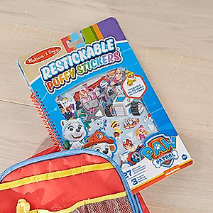 Melissa & Doug PAW Patrol Restickable Puffy Stickers 3-Pack – Adventure Bay, Jake’s Mountain, Jungle - PAW Patrol-Themed Resuable Sticker Activity Sets For Kids