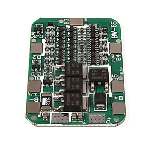 ACEIRMC 2pcs 6S 15A 24V Battery Protection Board for Li-ion Lithium 18650 Battery BMS Packs PCB Protection Board Integrated Circuits