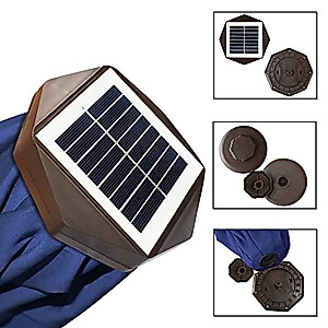 1 Set of Solar 9ft Sunumbrella Umbrella & Umbrella Cover