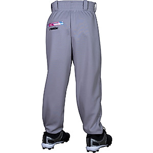 Rawlings REMIX | T-Ball & Youth Baseball & Softball | Game/Practice Pants | Grey/Pink | Small