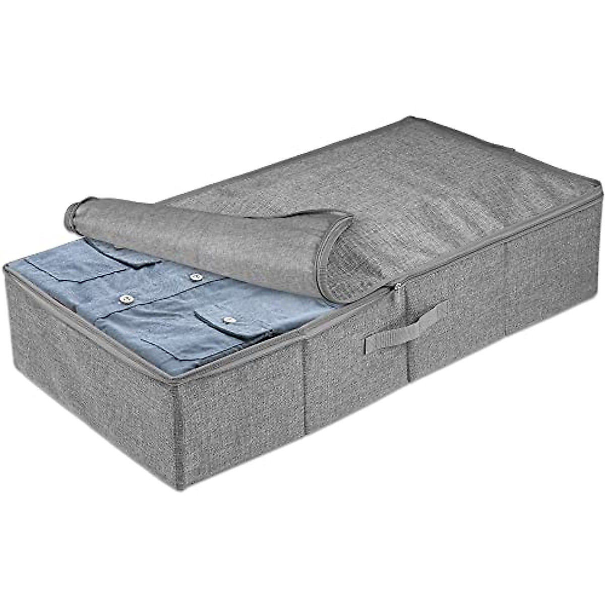 diyome Under Bed Storage Containers, Foldable Closet Organizers and Storage with Reinforced Handles, Storage Bins for Organizing Clothes, Shoes, Blankets, Pillows, Toys