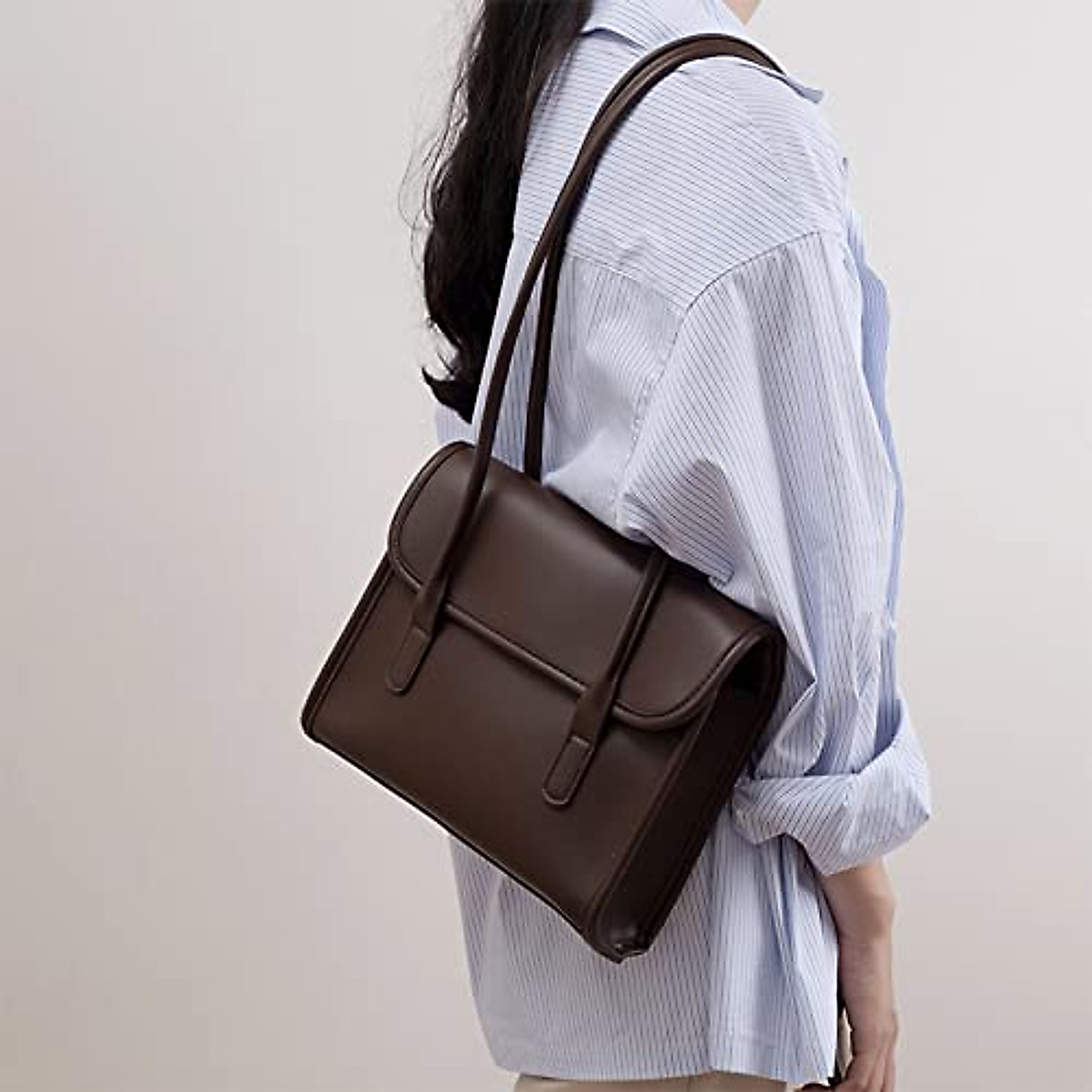 Chloe soo Shoulder Bag for Women Leather Messenger Bag Large Work Tote Bag Professional 13