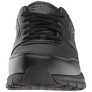 Skechers womens Nampa-wyola Food Service Shoe, Black Polyurethane, 8 US