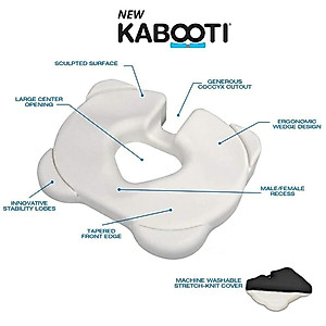 Kabooti Coccyx Seat Cushion, Blue