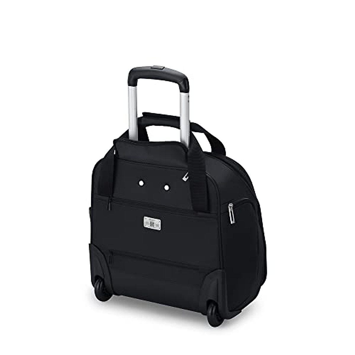 DELSEY PARIS Sky Max 2.0 Softside Two Wheel Under Seat Luggage, Black, Carry-on 15 Inch