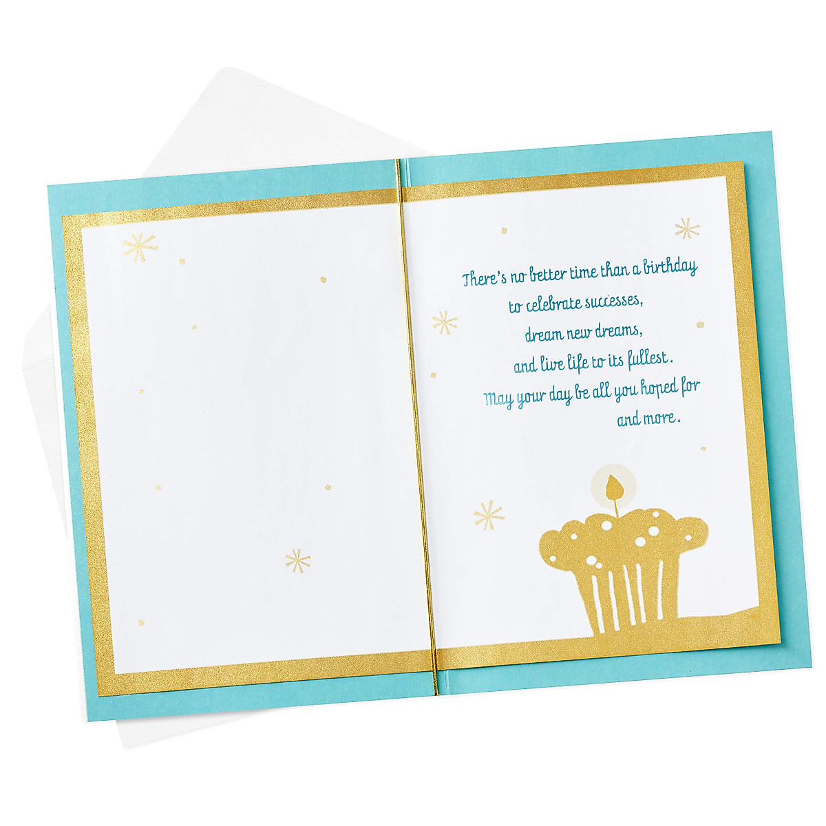 Hallmark Birthday Card (Live Life to the Fullest), Snowy Cupcakes (0499RZB1160)