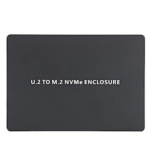 Hard Disk Box, Stable PCI-E Hard Disk Enclosure, High‑Power Low Heat Generation Aluminum Alloy for Computer Desktop(Black)