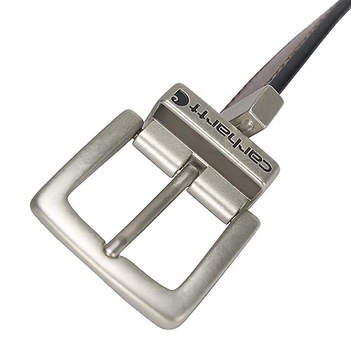 Carhartt Men's Casual Rugged Oil Finish Reversible Belts, Brown/Black, 46