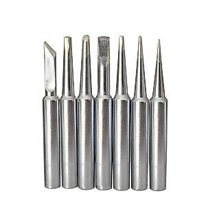 SolderFun Soldering Tips for Weller WLC100,Weller SP40/SP40N Irons Tips (7pcs)