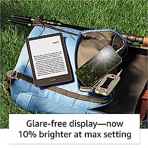 Kindle Paperwhite (8 GB) – Now with a 6.8" display and adjustable warm light - Without Lockscreen Ads - Black