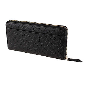 Kate Spade Hollie Spade Clover Geo Embossed Large Leather Continental Wallet