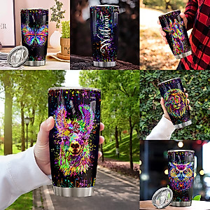 Wassmin Butterfly Tumbler Personalized Tumblers 20o 30oz With Custom Name Watercolor Butterflies Gifts For Women Girls Tumblers Stainless Steel Coffee Travel Mug Cup Birthday Christmas Stuff Gifts