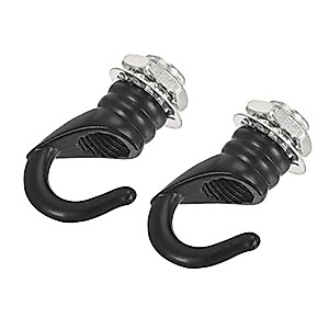 Tool parts Alloy Ceiling Hook 23mmx31mm for Ceiling Pendant Light Plate Black 2Pcs