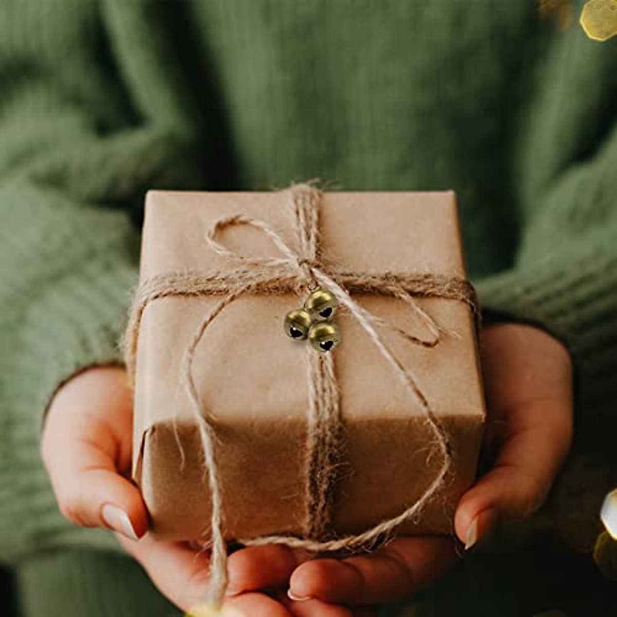 MCPINKY Bronze Jingle Bell,400pcs Small Bells DIY Mini Bell Bracelet Anklets Necklace Knitting and Jewelry Making,6mm