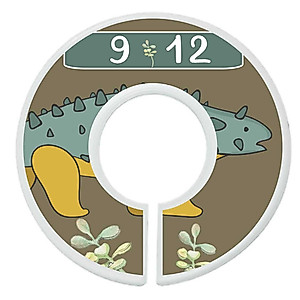 Mumsy Goose Baby Boy Clothes Dividers Nursery Closet Dividers Dinosaurs
