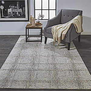 Feizy Rugs - Belfort Collection, Transitional Art Deco Area Rug - Gray 8' x 10'