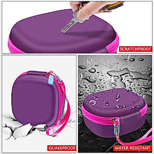 Comecase Case for Leapfrog Rockit Twist Handheld Learning Game System, Perfect Toy Box Storage for Kids Children -Purple