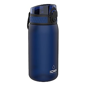 Ion8 Pod Leak Proof BPA Free Kids Water Bottle, 350ml (12 oz), Frosted Navy (B074W4BDG4)