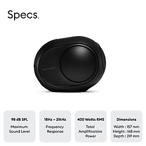 Devialet Phantom II - 98 dB - Compact Wireless Speaker - Matte Black