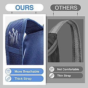 EVER ADVANCED 20L Lightweight Packable Hiking Backpack, Small Travel Water Resistant Collapsible Daypack for Men Women Camping Outdoor Black