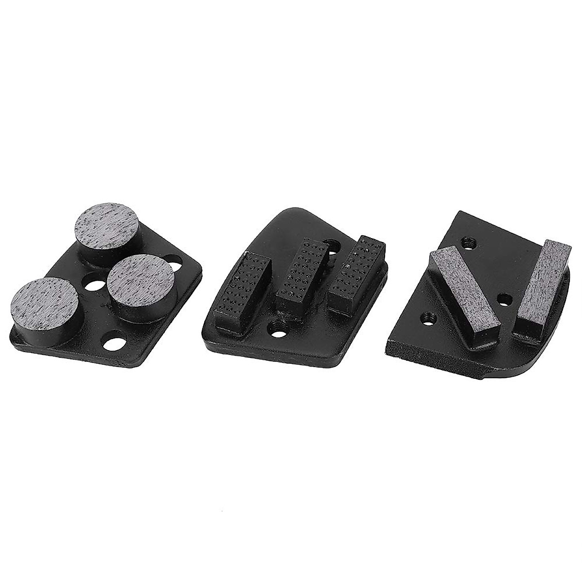 3PCS Diamond Sanding Pads, Diamond Grinding Discs, Floor Polisher Pads for Polishing Uneven Ground, Leveling Concrete