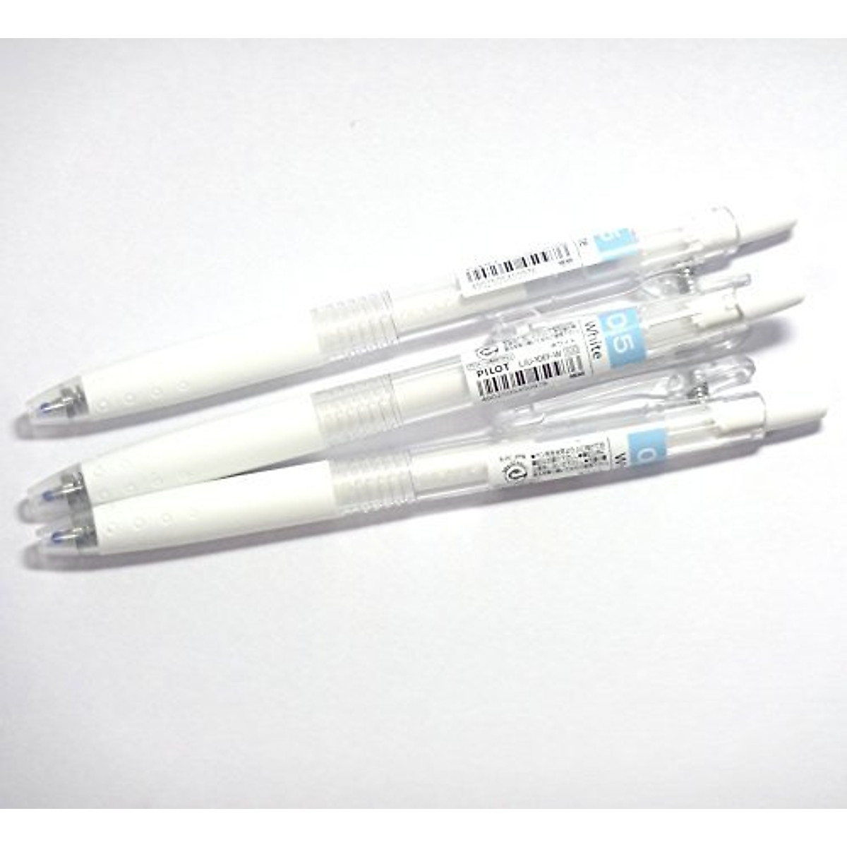 Pilot Juice Gel Ink Pen-0.5 mm-White, 3 pens per Pack (Japan import) [Komainu-Dou Original Package]