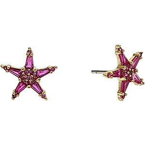 Kate Spade New York Starring Star Studs Earrings Red One Size