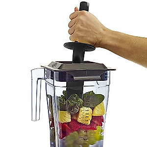 Omega OM6560S Blender Powerful 3 Peak HP Features Easy to Use Toggle Controls Plus Dial Speed Control with 10 Variable Speeds Includes Pulse and Stainless Steel Blade, Silver