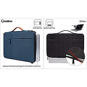 14-15 inch Laptop Sleeve Bag for Dell XPS 15/Inspiron 14, HP Chromebook 14/Pavilion x360 14, Lenovo Flex 5/IdeaPad 14, Acer HP DELL Lenovo ASUS Computer 14" Waterproof Computer Case(NavyBlue)