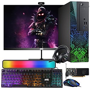 Lumos 8 Gaming Desktop PC, Intel Core i5 8th Gen, 16GB RAM, 2TB HDD, GT 1030 2GB DDR5 Graphics Card, 22 Inch 75hz Monitor, PCI-E Bluetooth | Wi-Fi, RGB Kit, Win 11 Home (Renewed)