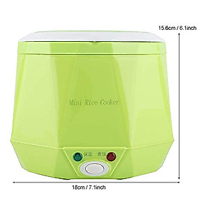 1.6L 24V Small Portable Multifunctional Electric Rice Cooker Food Steamer for Truck Car Outdoor(1#)