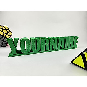 Personalized FPS War Game Nameplate/Nametag - 3D Gamer Tag - Game Accessories - Custom FPS Name Plate - Mancave Gift - War Game Gift