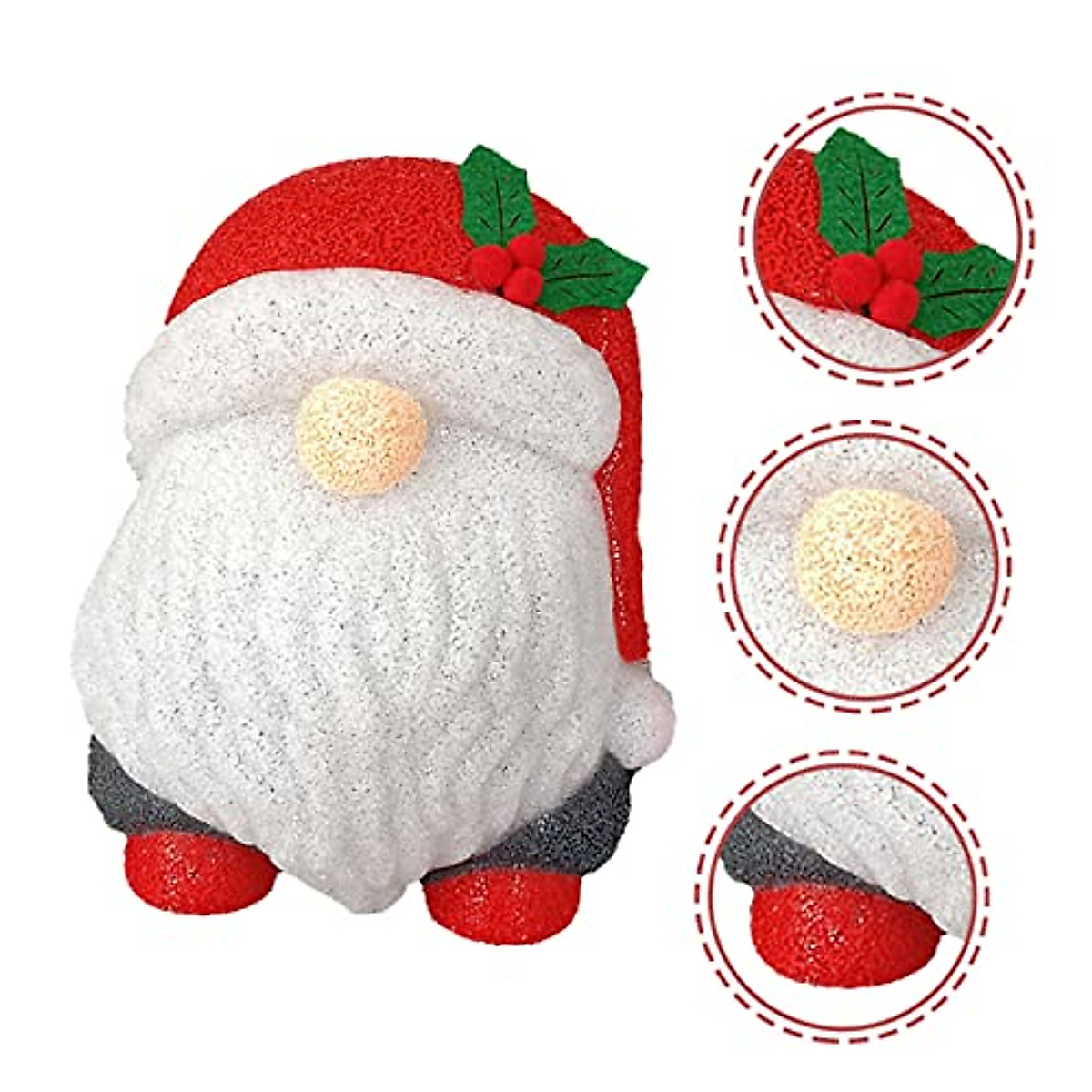 GANAZONO Christmas Lamp Shade Outdoor Light Covers Santa Lampsahde Christmas Porch Light Covers Porch Shades Christmas Ornaments Light Covers for Light Fixtures Holiday Lights Wall Eva
