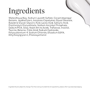 Murad AHA/BHA Exfoliating Cleanser - Hydration Exfoliating & Moisturizing Salicylic, Lactic and Glycolic Acid Face Wash - Creamy Skin Smoothing Treatment Backed by Science, Travel size, 2 Fl Oz