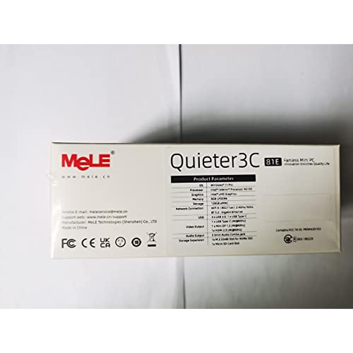 MeLE Quieter3C WiFi 6 Fanless Mini PC Win11 Pro Celeron N5105 Mini Desktop Computer 8GB 128GB Micro PC 4K HDMI HDR Industrial PC Auto Power on Unlocked Bios Ethernet PXE Full Function Type C PD