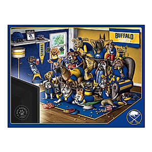 YouTheFan NHL Buffalo Sabres Purebred Fans 500pc Puzzle - A Real Nailbiter