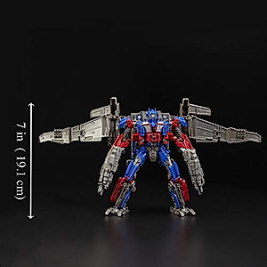 Transformers Toys Studio Series 44 Leader Class Dark of The Moon Movie Optimus Prime Action Figure - Kids Ages 8 & Up, 8.5"