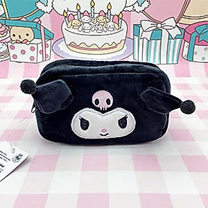 ROFOLO Cute Cosmetic Bag, Cartoon Makeup Bag for Girls, Kawaii Anime Cartoon Capacity bag case for women