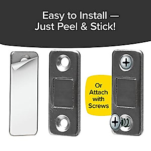 RUBY Monkey Magnets AS-SEEN-ON-TV, Cabinet and Drawer Magnet Sets, Fast and Easy Installation, Just Peel & Stick, Slim Design Fits Virtually Anywhere, 8 Sets