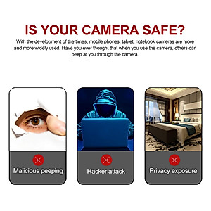 SOLUSTRE 5PCS lens mask Webcam Cover Slide for Tablet Laptop Camera Cover Slide laptop camera covers computers laptops cell phone cover plate environmental protection material plastic