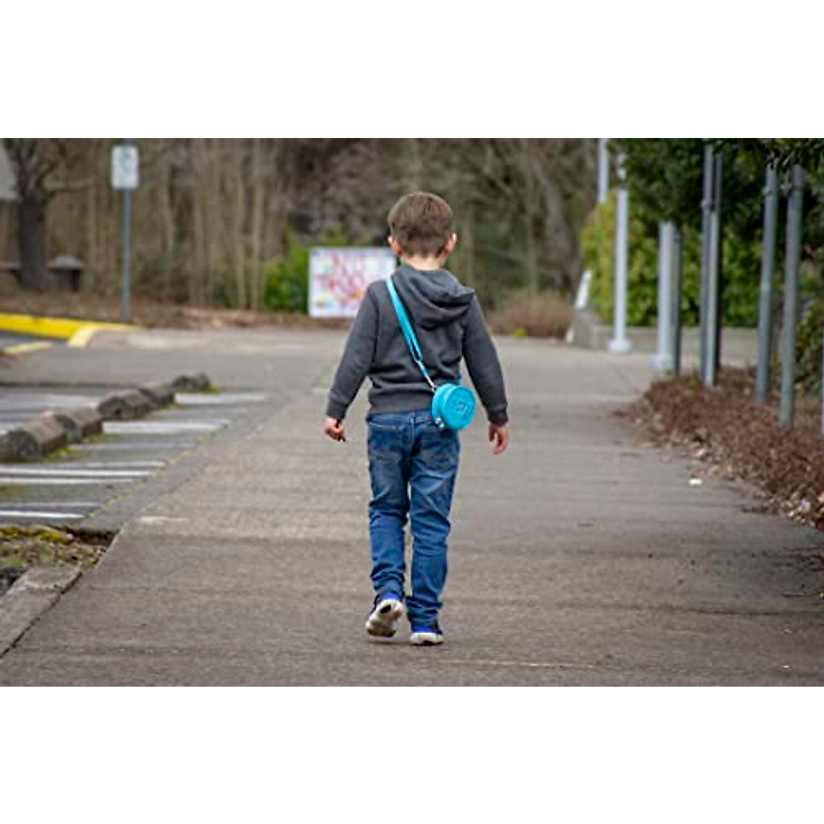 LEGO MICRO KNOB BAG, MEDIUM AZUR